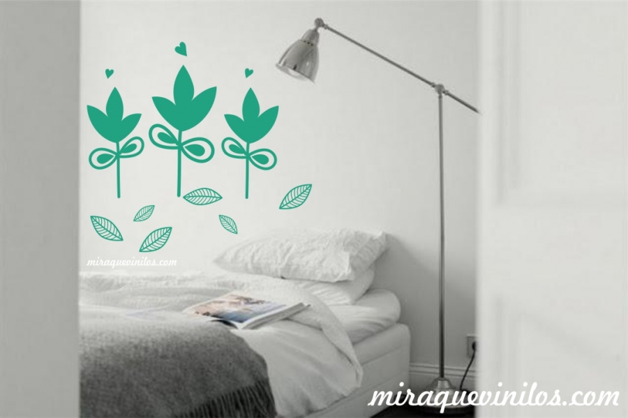 Vinilos decorativos Flor 29